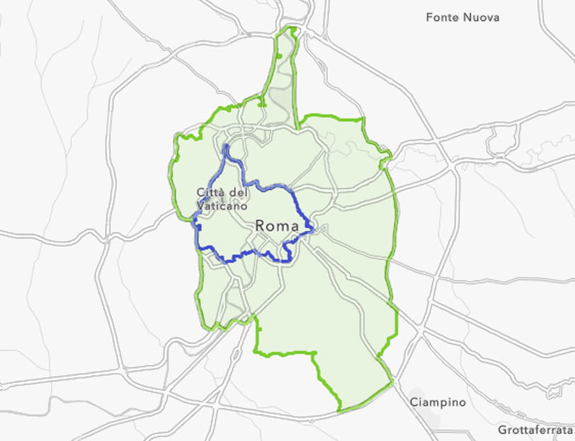 Fascia Verde Roma: mappa e zone